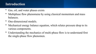 Historical review of multiphase flow in a pipeline | PPTX