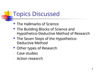 SCIENTIFIC INVESTIGATION The Building Bl | PPT