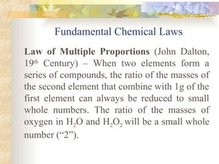 Fundamental Chemical Laws Chapter 2.ppt