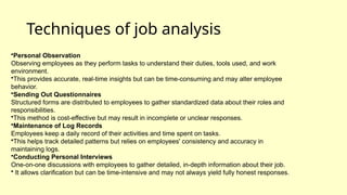 Job Analysis- Human Resources Management | PPTX