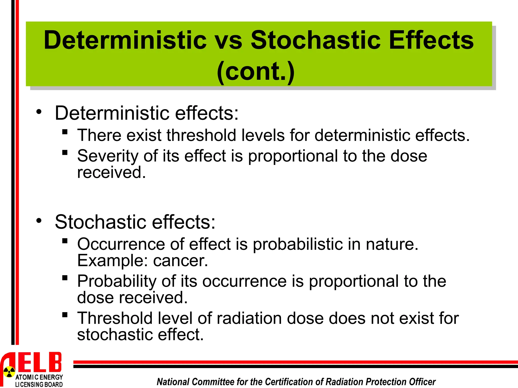 biological effect of ionizing radiation | PPT