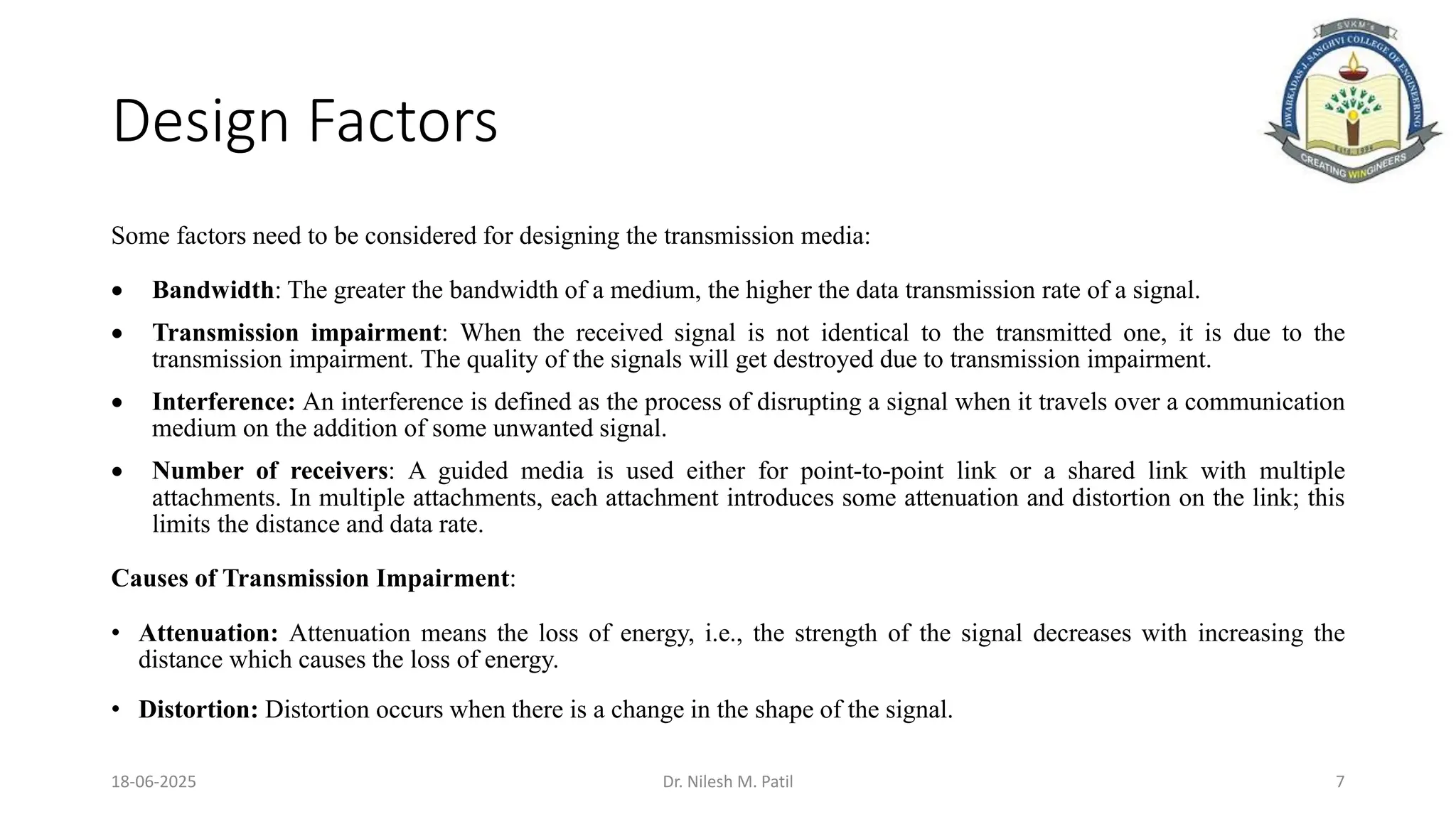 Chapter2.pdf - Physical Layer Transmission Mediums | PDF