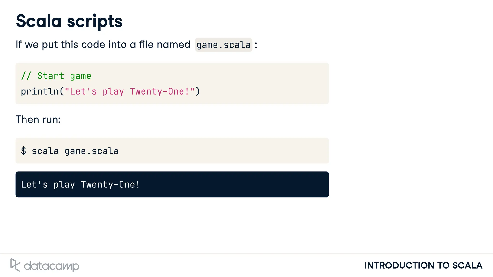 Introduction to scala programming language | PDF