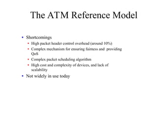 ATM MODEL AND COMPARISON WITH TCP, OSILG | PPT