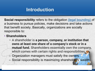 Comprehensive Guide to Social Responsibility and Managerial Ethics in ...