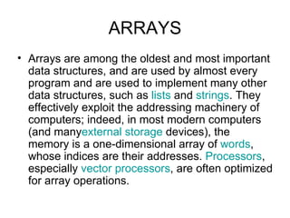 Chapter 2.2 data structures | PPT