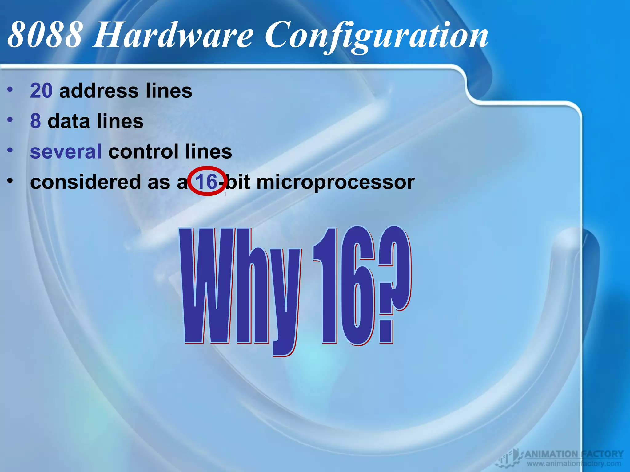 Chapter 2 The 8088 Microprocessor | PPT