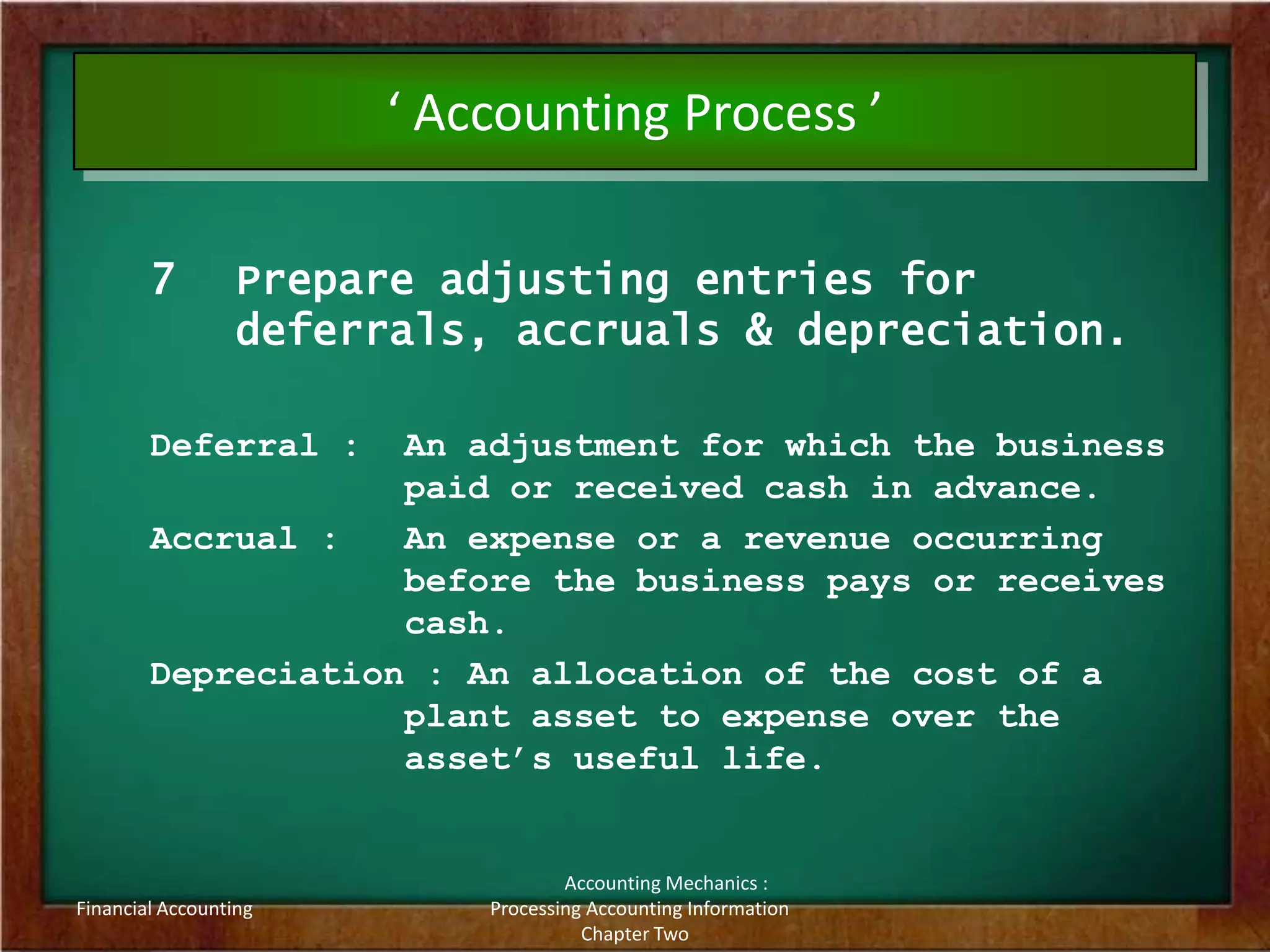 Basics of Accounting Mechanics-Processing Accounting Information | PPTX