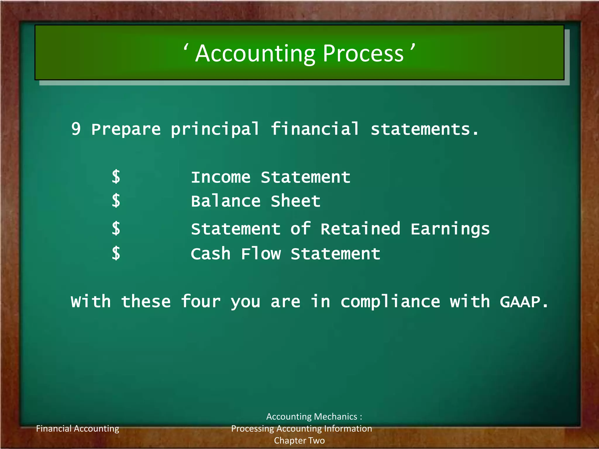 Basics of Accounting Mechanics-Processing Accounting Information | PPTX