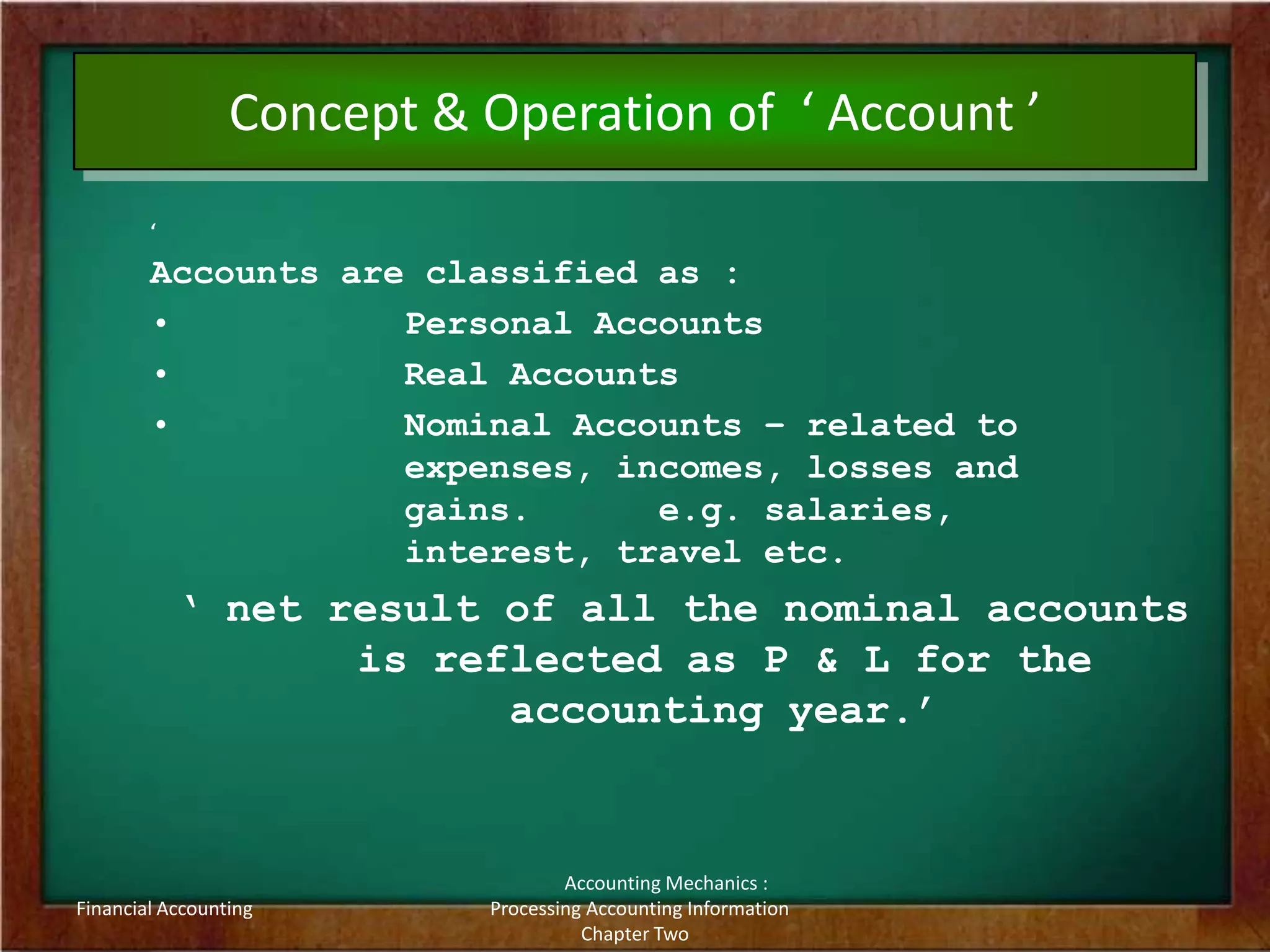 Basics of Accounting Mechanics-Processing Accounting Information | PPTX