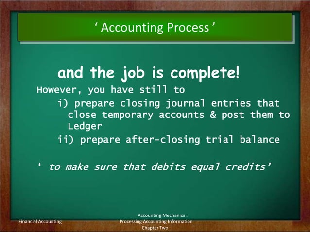 Basics of Accounting Mechanics-Processing Accounting Information | PPTX ...