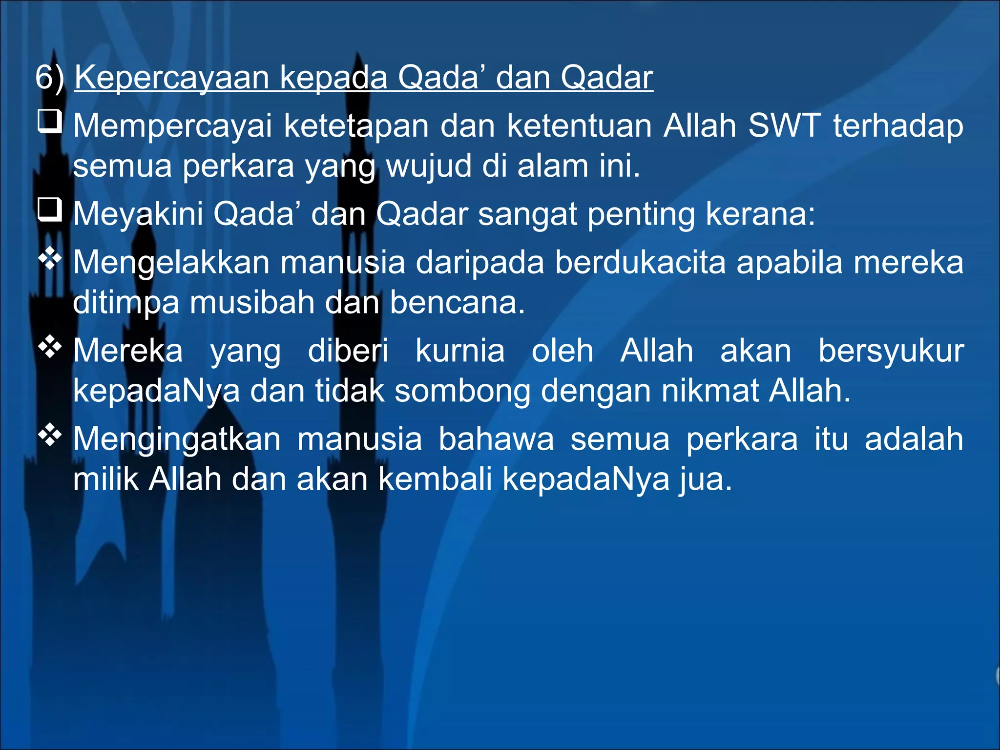 Chapter 2 akidah teras pembangunan muslim | PPT