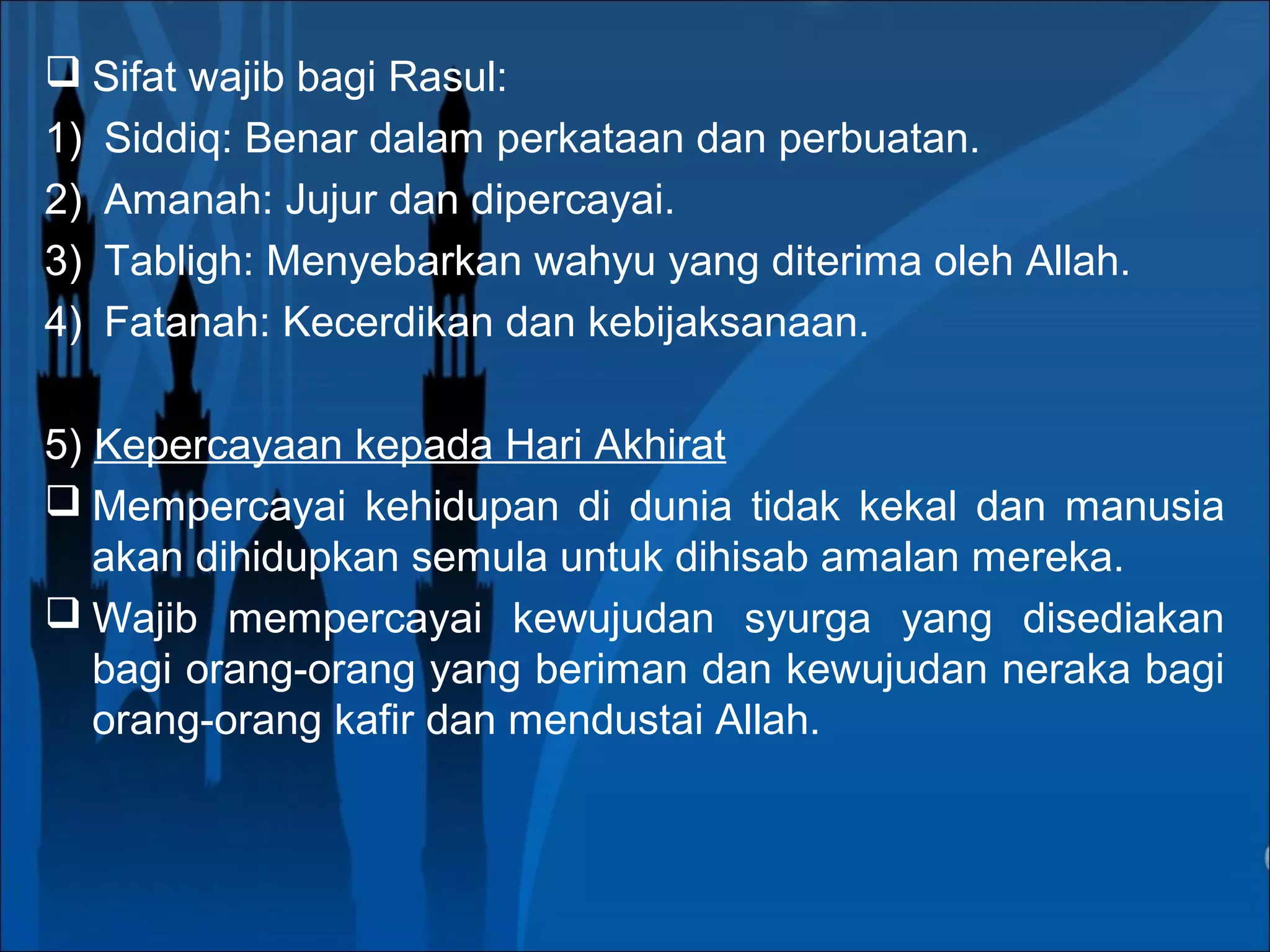 Chapter 2 akidah teras pembangunan muslim | PPT