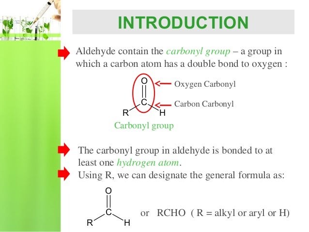 Chapter 2 aldehyde