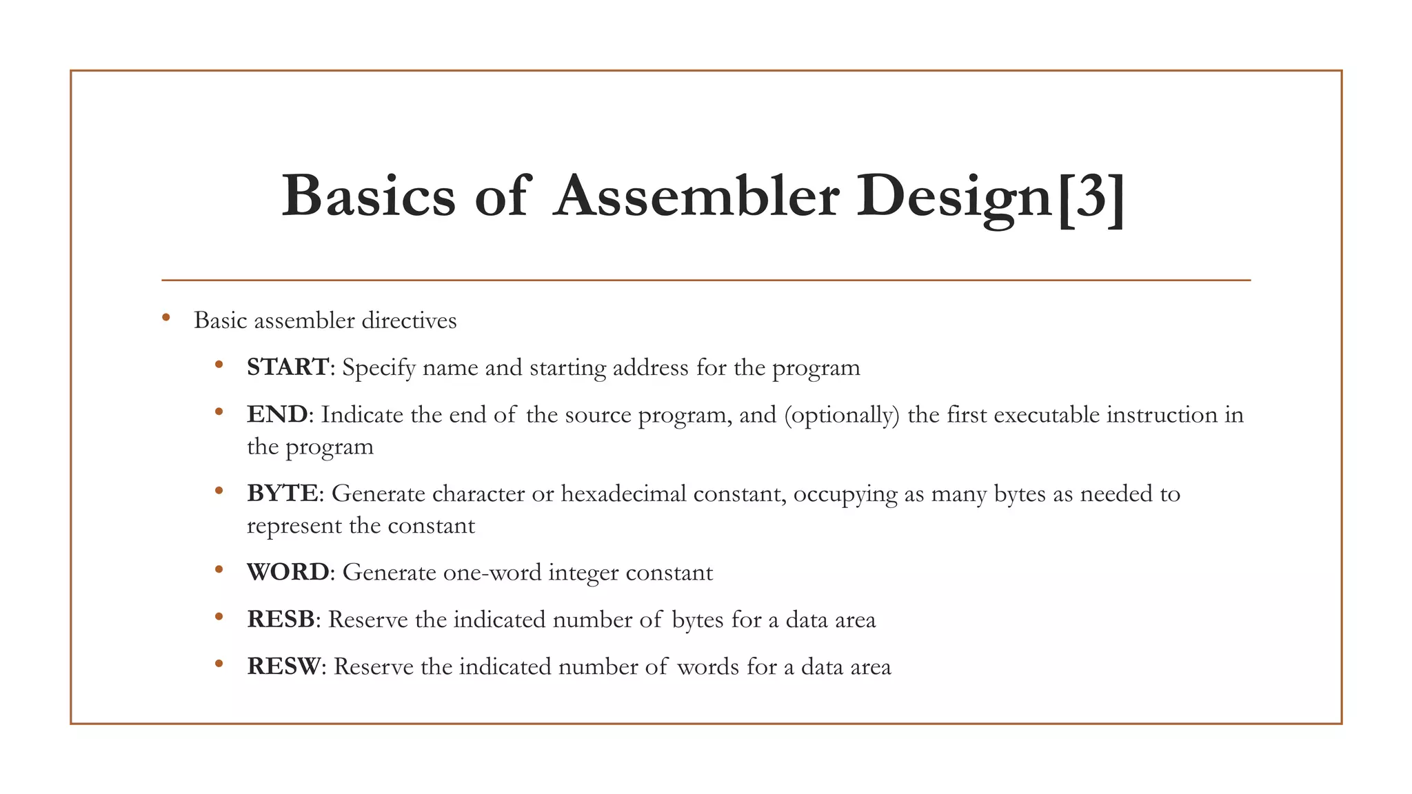 Assembler | PPT