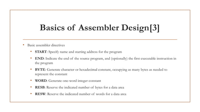 Assembler | PPT