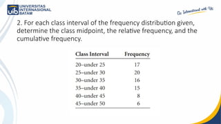 Chapter 2 - Assignment statistika bisnis | PPT