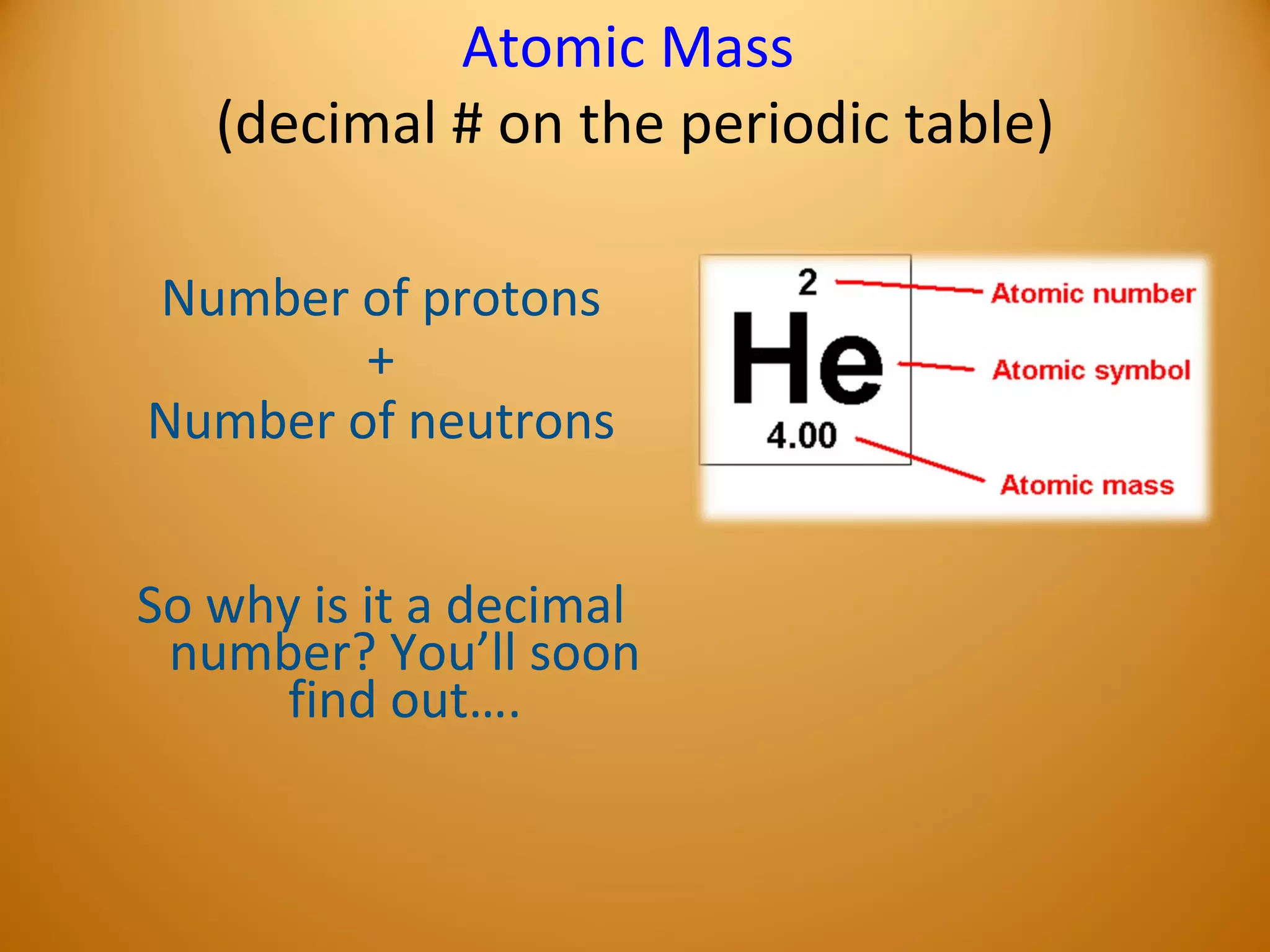 Chapter 2 atomic structure | PPT