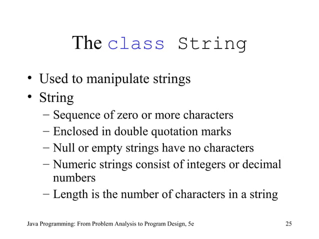 Chapter 2 - Basic Elements of Java | PPT