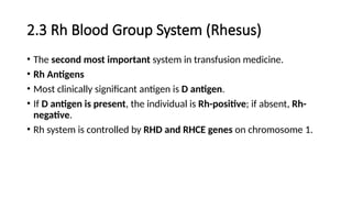 Lecture Two: Blood Group Systems in Hematology.pptx