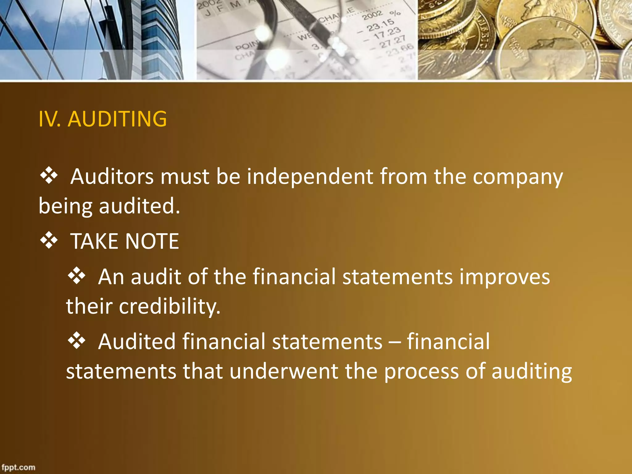 Chapter 2: branches of accounting | PDF