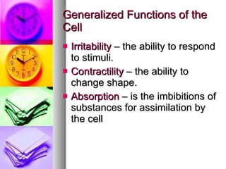 Chapter 2 Cell | PPT