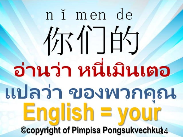 Chapter 2 chinese pronouns | PPT