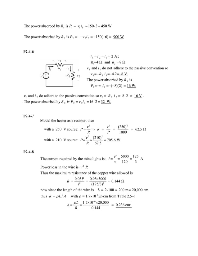 Chapter 2 circuit elements | PDF