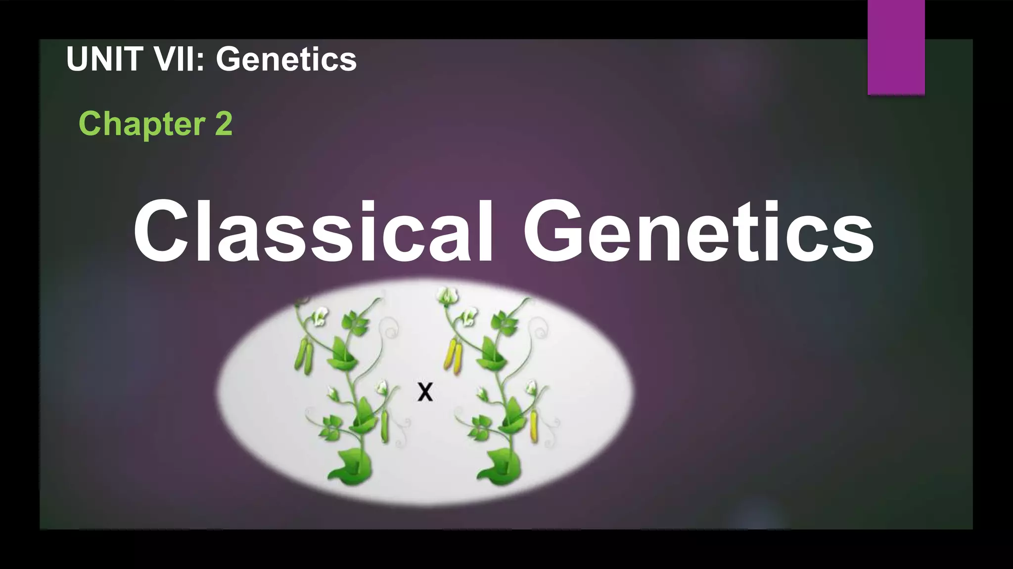 Chapter 2 classical genetics | PPTX