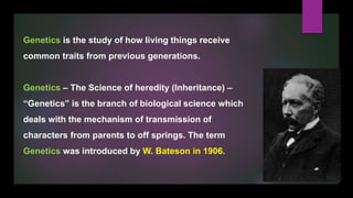 Chapter 2 classical genetics | PPTX