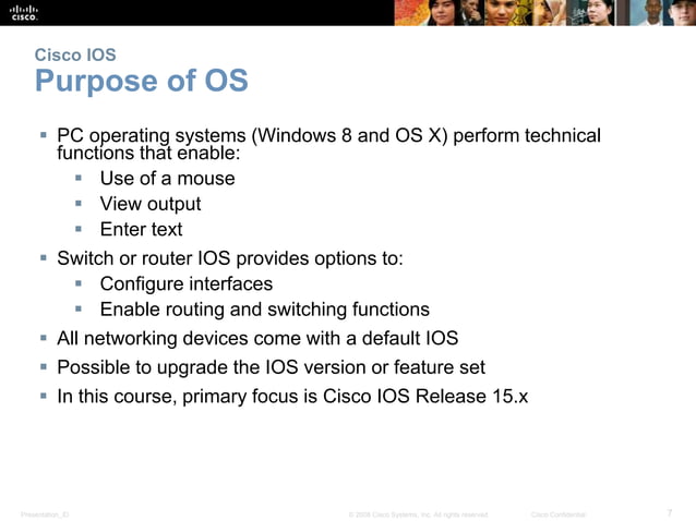 Chapter 2 : Configuring a network operating system | PPTX