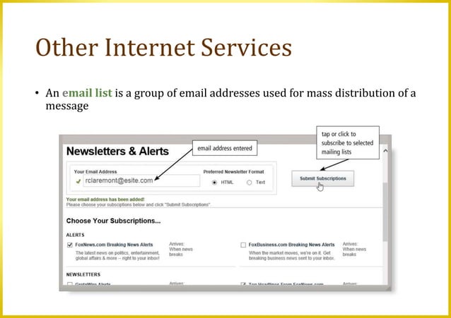 Chapter 2 - Connecting and Communicating Online.pptx | Internet | Computing