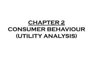 Chapter 2 consumer behaviour | PPT