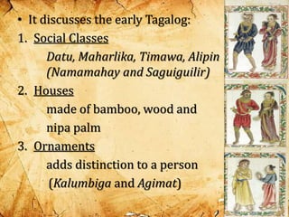 Readings in Philippine History Chapter 2: Content and Contextual ...