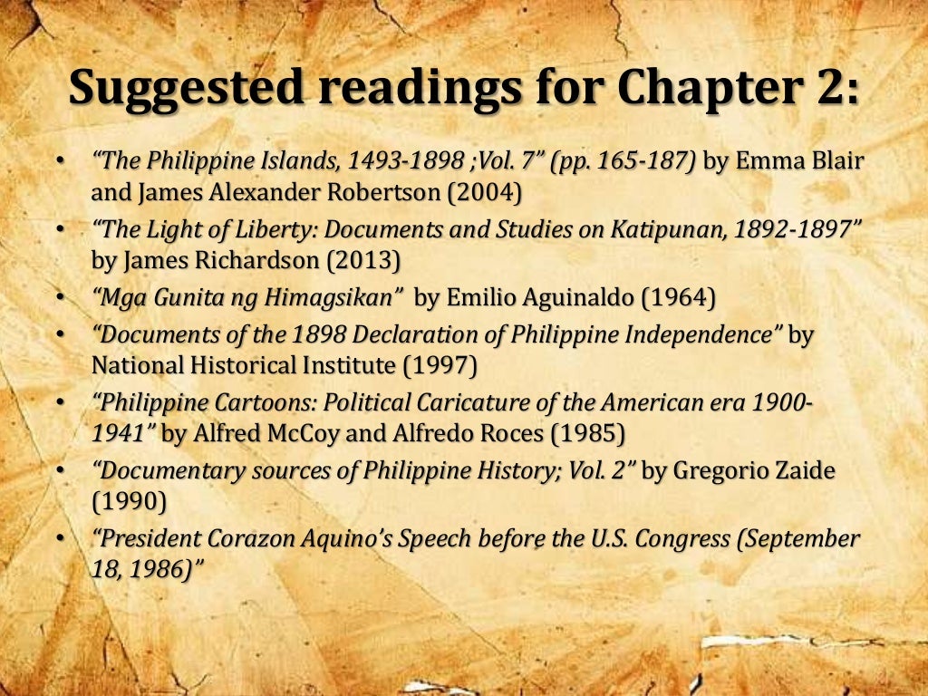 Readings In Philippine History Chapter 2 Content And Contextual Anal Readings In Philippine History Chapter 2 Content And Contextual Anal