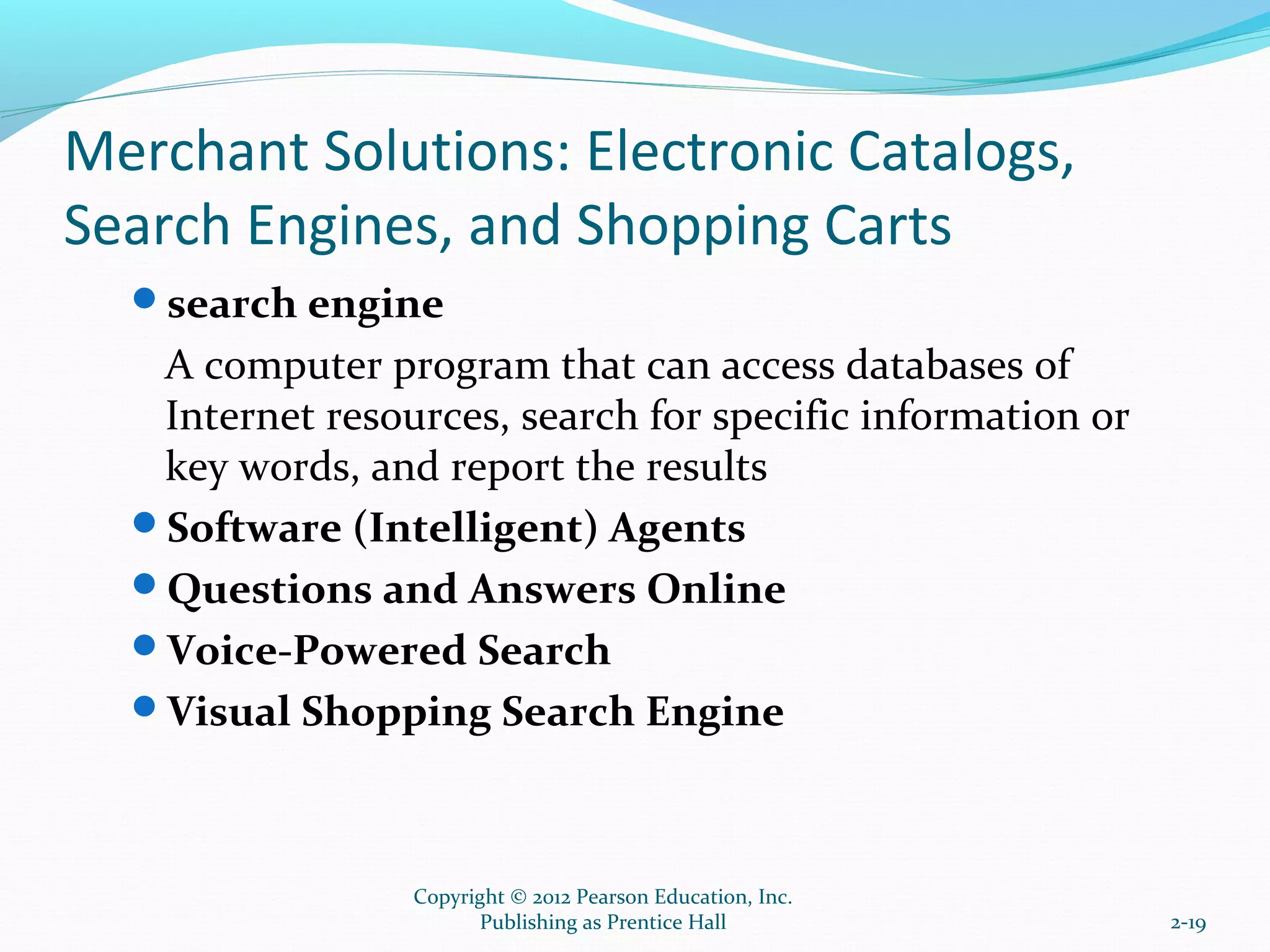 Chapter 2 / E-Commerce: Mechanisms, Infrastructures, and Tools ...