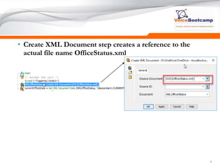 cisco uccx - creating script to read xml files | PPT