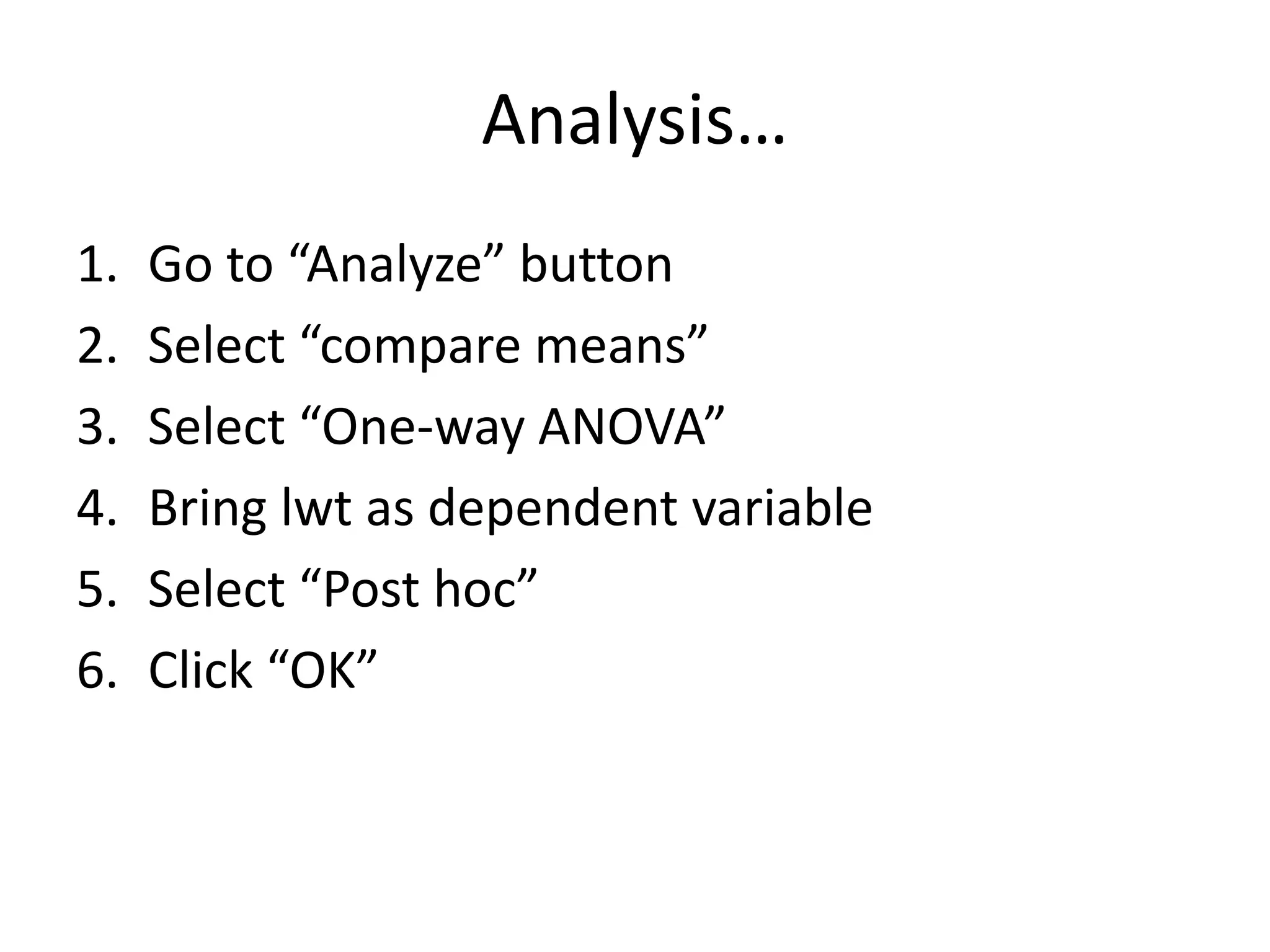 Chapter 2 data analysis - practical | PPTX