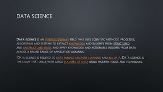 Chapter 2 data science | PPT