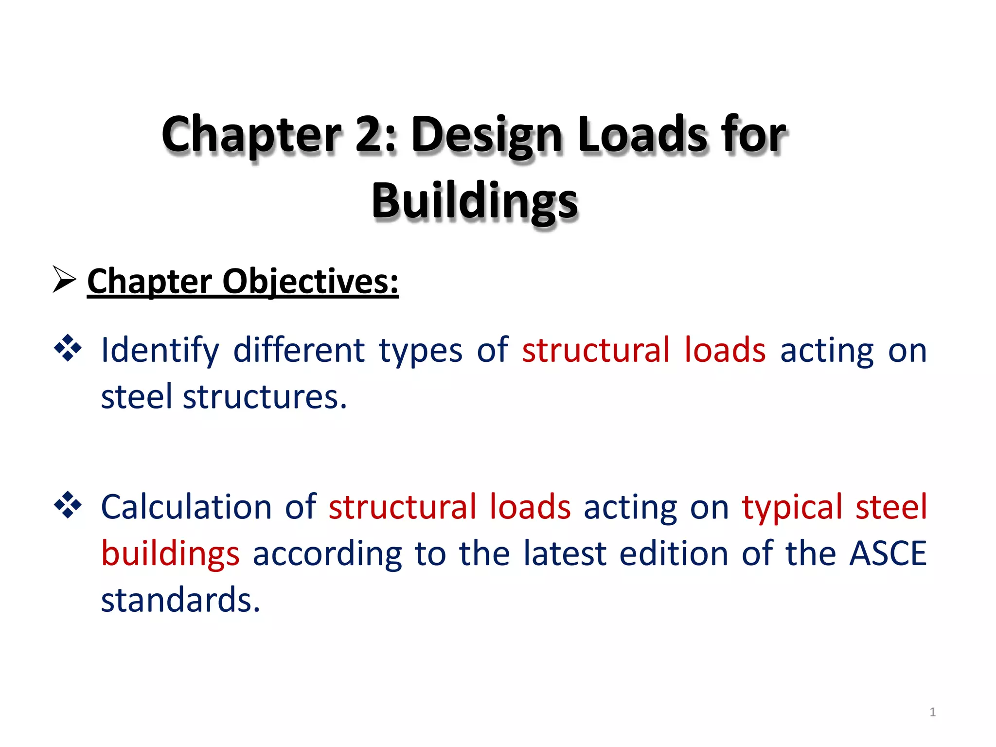 Chapter 2 design loads(3) | PPTX