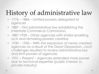 Chapter2.development of administrative law | PPT