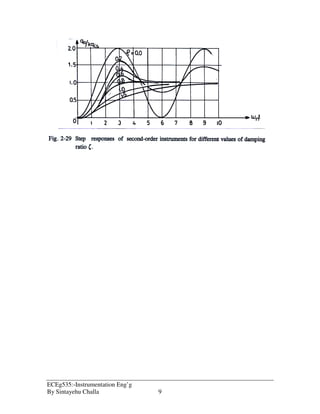 Chapter 2 dynamic characteristics of instruments | PDF