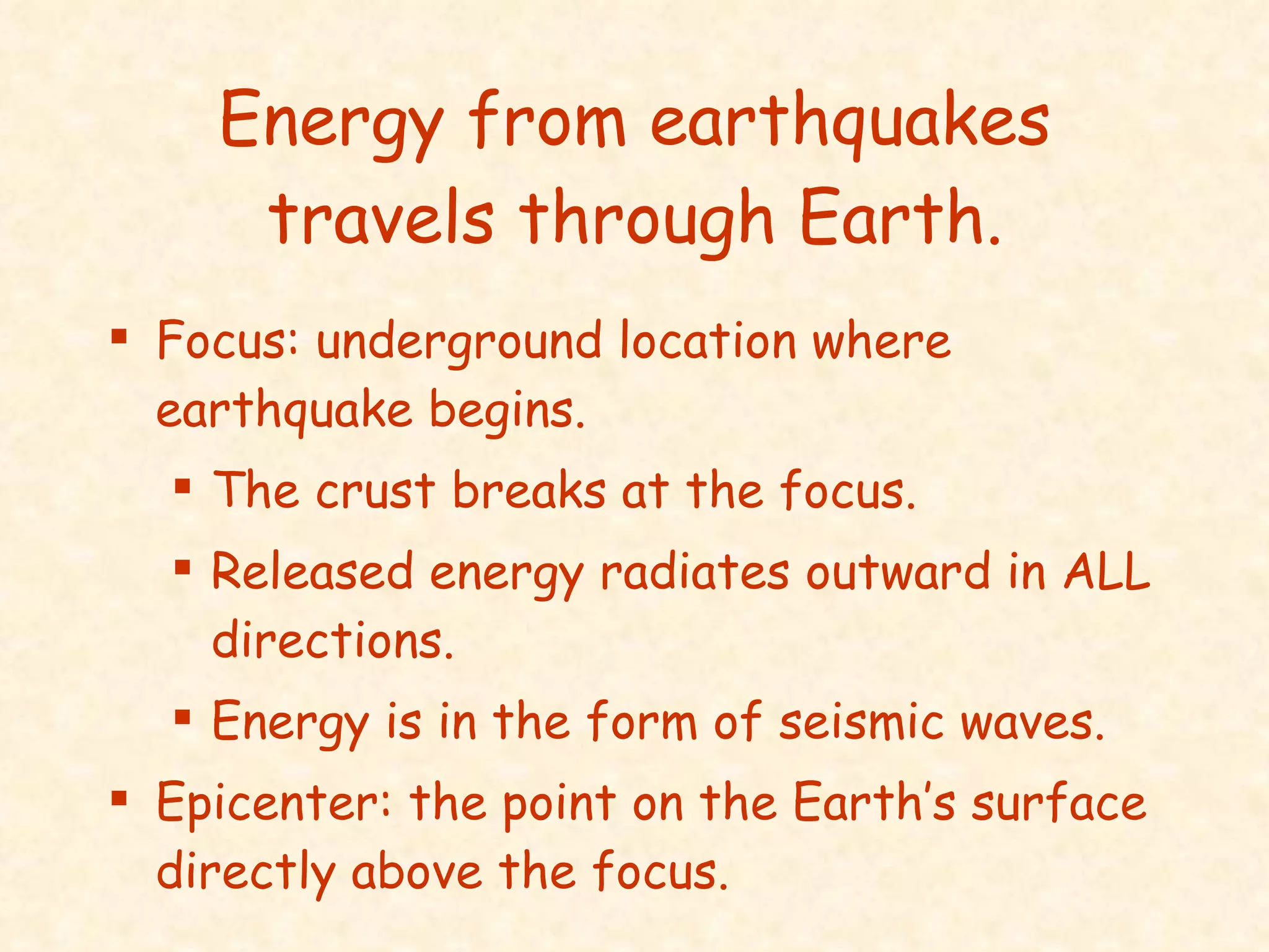 Chapter 2 Earthquakes | PPT | Geology | Science