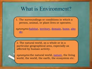Chapter 2 environment | PPTX