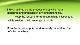 Chapter 2 ethics | PPT