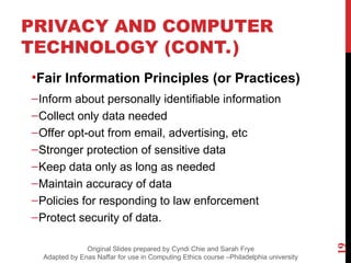 computer ethics for information technology.ppt