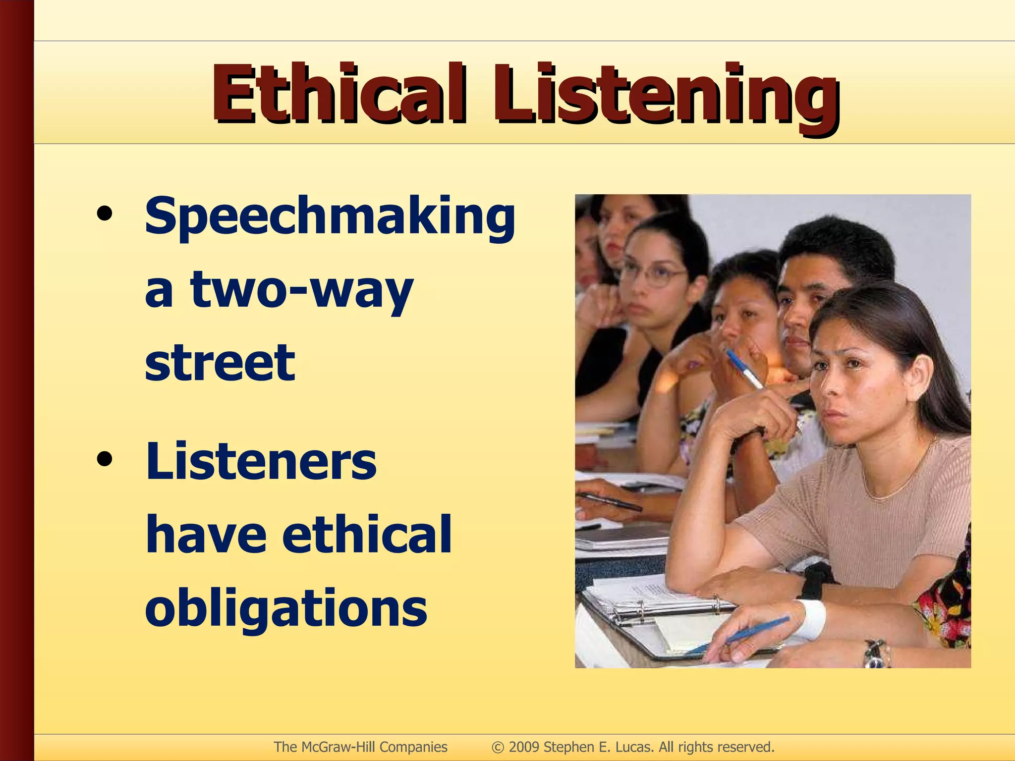Chapter 2 - Ethics & Public Speaking | PPT