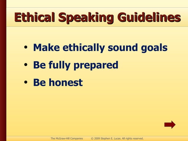 Chapter 2 - Ethics & Public Speaking | PPT