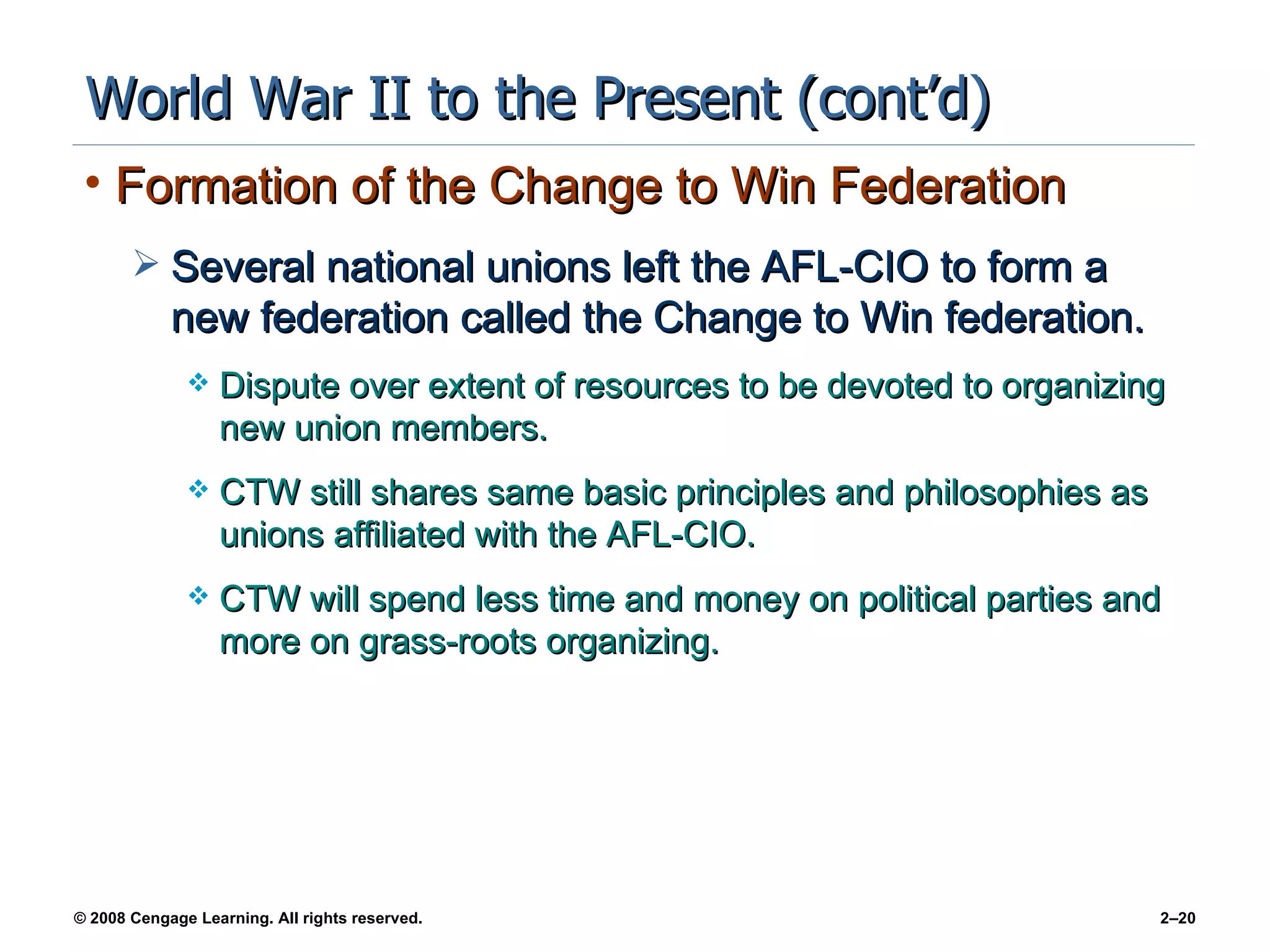 Chapter 2 evolution of labor-management relationships | PPT
