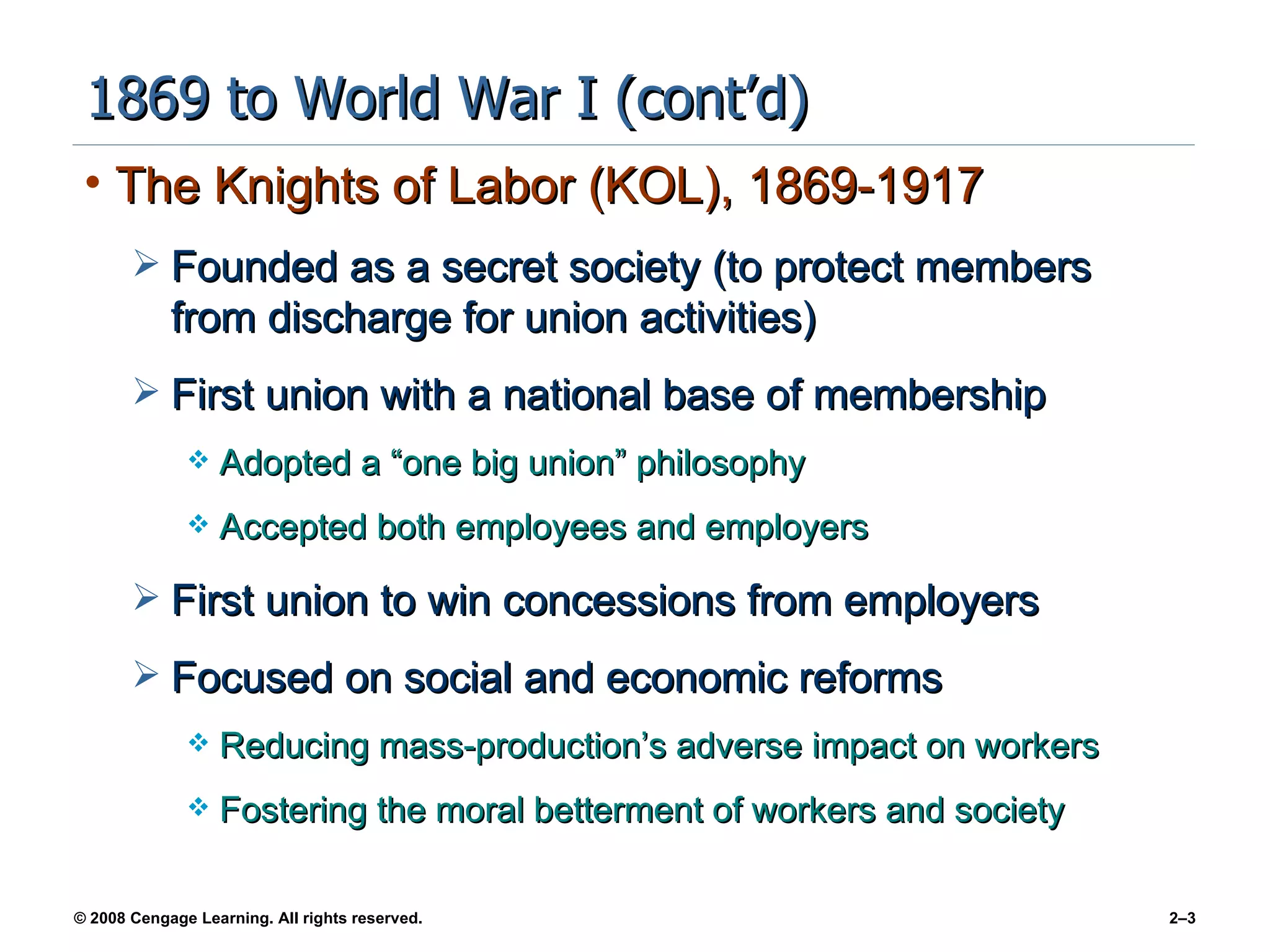 Chapter 2 evolution of labor-management relationships | PPT
